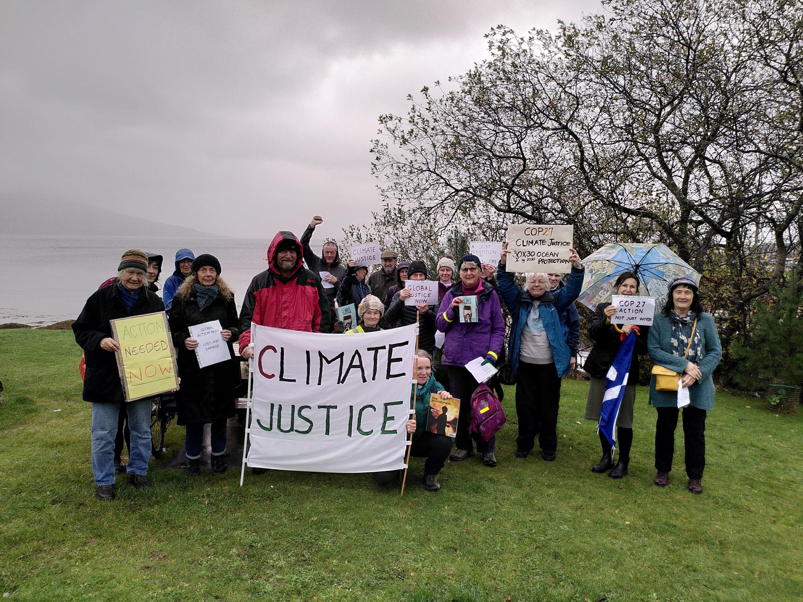 COP27 Global Day of Action - Arran : Arran Eco Savvy Community